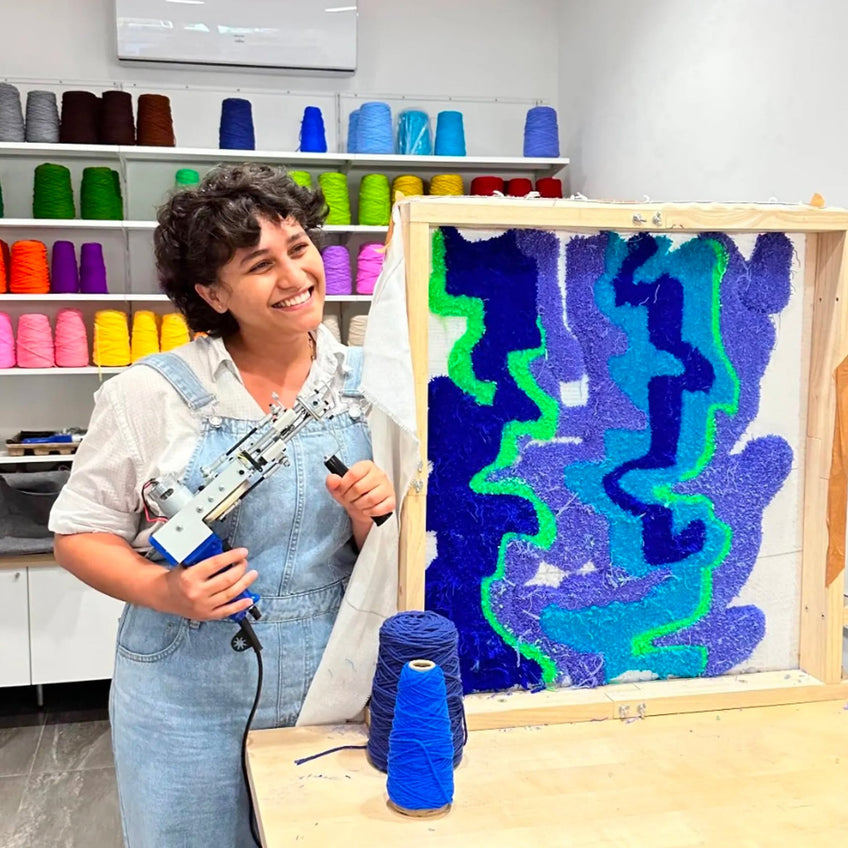 Atelier tufting : formation large – 495 € (Acompte à verser : 50 ...